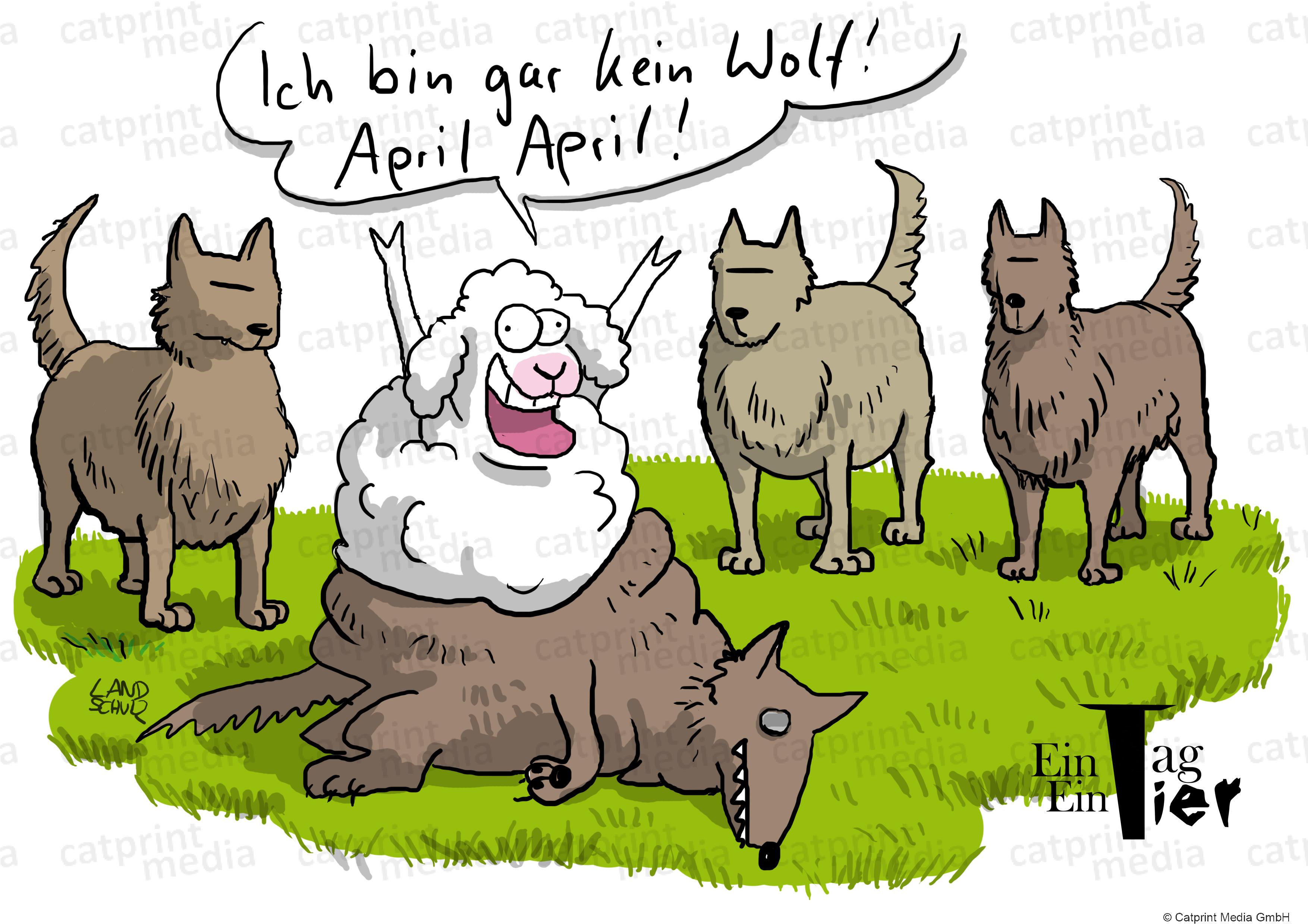 Aprilscherz-Schaf-HD - Catprint Media GmbH