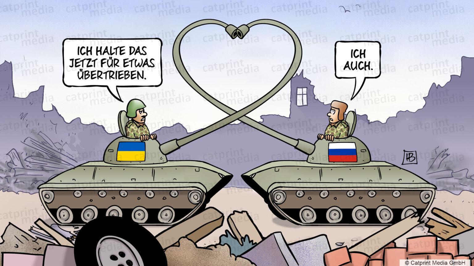 Ukraine-Waffenstillstand-FARBE - Catprint Media GmbH